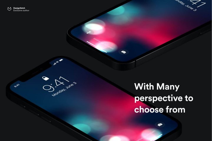 12个高品质iPhone 12 Pro APP UI样机展示PSD素材 – 简单设计
